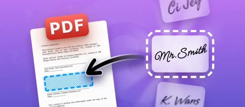 How to Add Initials to PDF Without Printing or Scanning - PDF Candy