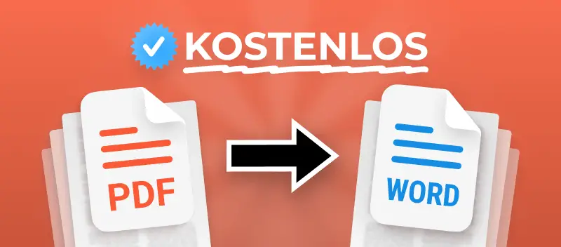 PDF in Word umwandeln: Kostenloser PDF in Word Konverter